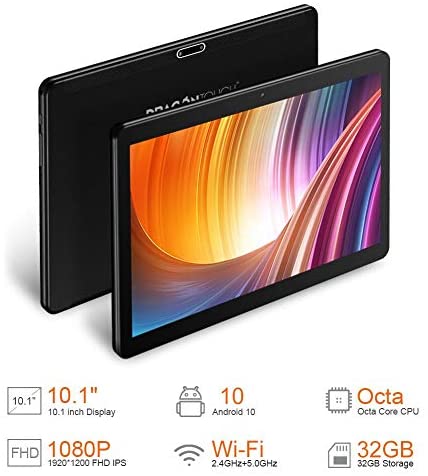 Dragon Touch Max10 Tablet, Android 10.0 OS, Octa-Core Processor, 3GB ...